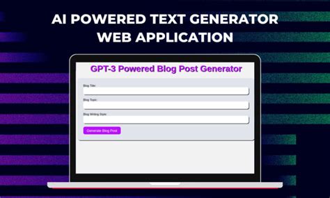 develop gpt3 ai text generator web app using openai api by