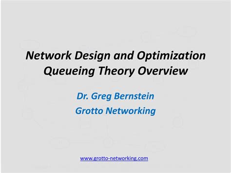 ppt network design and optimization queueing theory overview