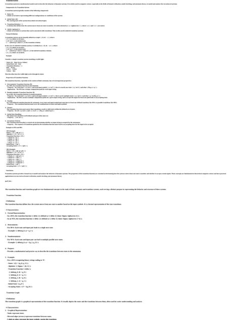 My Transition Function And Graph Pdf Theoretical Computer Science Mathematics