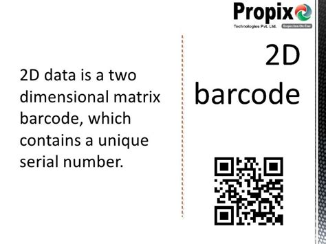 The 2d Code Data Matrix