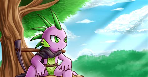 Mlp Side Art Spike The Gem Hunter Vavacungのイラスト Pixiv