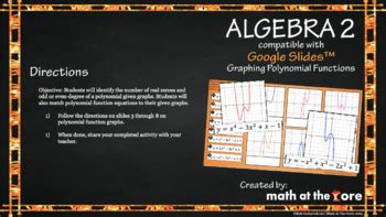Graphing Polynomial Functions For Google Slides By Math At The Core