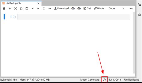 Trusted Indicator · Issue 6393 · Jupyternotebook · Github