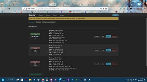 Internet Configuration Page 2 Network And Wireless Configuration