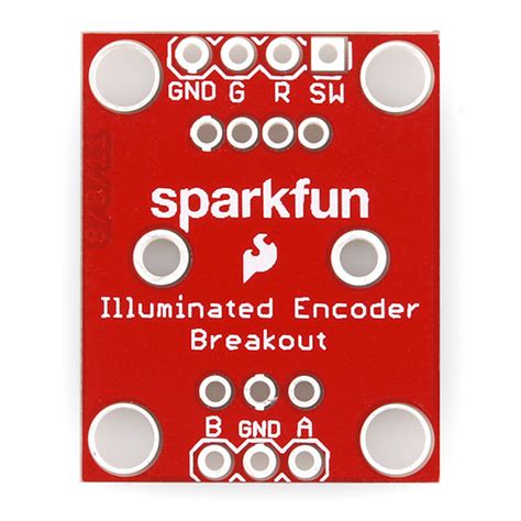 Rotary Encoder Breakout Illuminated Red Green Bob Sparkfun Electronics