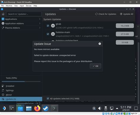 Report No More Mirrors Error · Issue 699 · Holoiso Eolholoiso · Github
