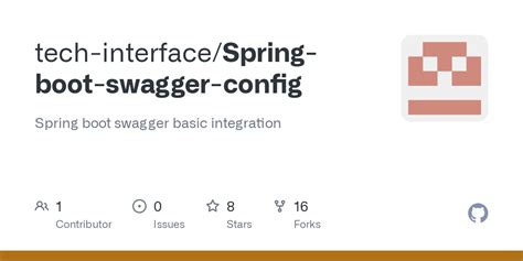 Github Tech Interfacespring Boot Swagger Config Spring Boot Swagger