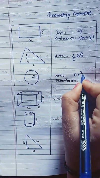 Geometry Formula Odia Youtube