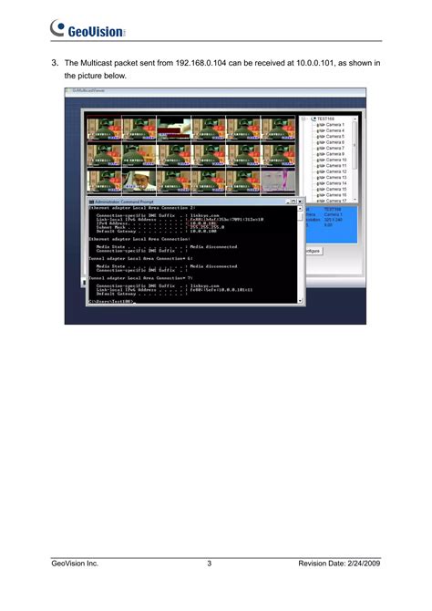 GeoVision CCTV Solutions Multicast Solutions PDF Computer Networking Computing