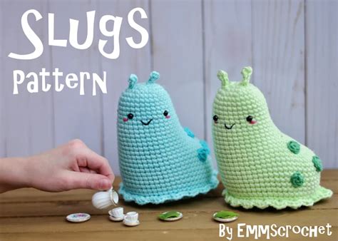 Pattern Slugs Etsy Crochet Snail Octopus Crochet Pattern Cute Crochet