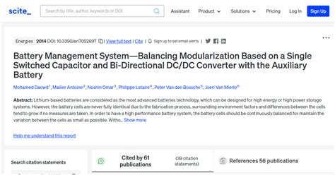 Battery Management System—balancing Modularization Based On A Single