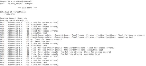 gnu gcc testsuite测试方法咨询 Issue plctlab PLCT Open Reports GitHub