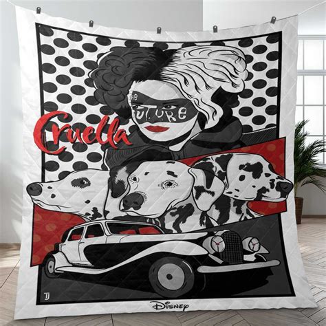 Sexy Cruella Film Dalmatians Disney Gifts Lover Blanket Cruella Film Dalmatians Disney