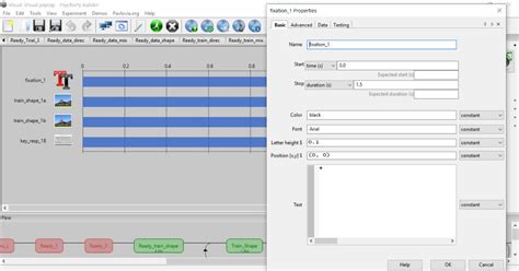 time randomization for a stimulus in a routine builder psychopy