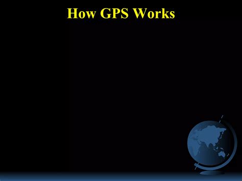 Global Positioning System Gps Ppt