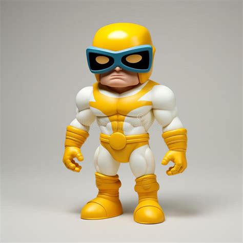 Cyclops Vinyl Toy Figure On White Background Fullbody Stock Illustration Illustration Of