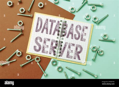 Conceptual Caption Database Server Word Written On Uses A Database