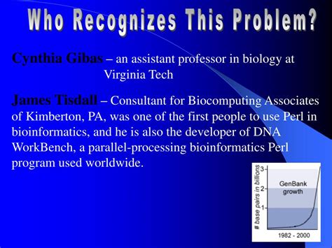 Ppt Perl Programming Developing Key Tools For Bioinformatics