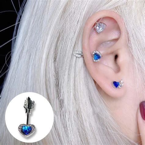 Heart Piercing Helix