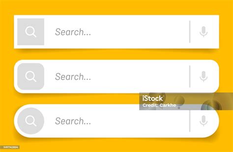 Ui Ux 디자인 및 웹 사이트에 대한 제안이 있는 검색 모음입니다 검색 주소 및 탐색 모음 아이콘입니다 웹 사이트에 대한 검색 양식 서식 파일 모음입니다 검색 엔진 웹