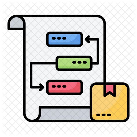 Project Backlog Icon Download In Colored Outline Style