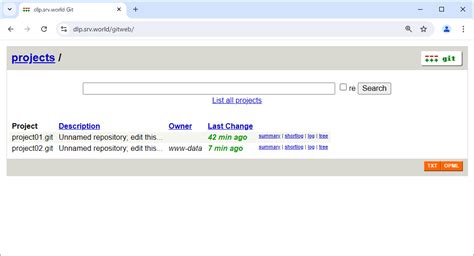 Ubuntu 2404 Git Install Gitweb Server World