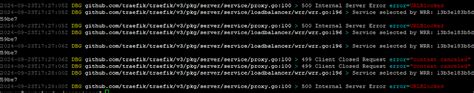 getting 500 internal server error error urlblocked traefik v3