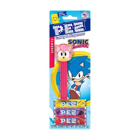 Pez Sonic The Hedgehog Candy And Dispenser 0 87 Oz Hamilton Place