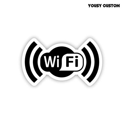 Jual Stiker Logo Wifi Laminasi Glosy Shopee Indonesia