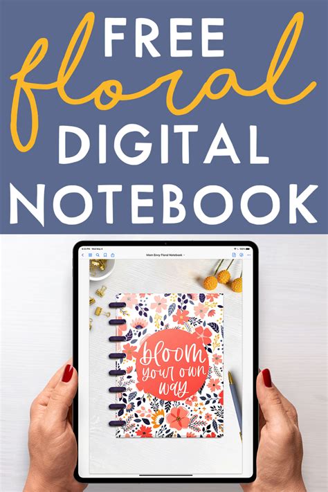 Free Digital Notebook Floral Design Artofit Free Digital Notebook Floral Design Artofit