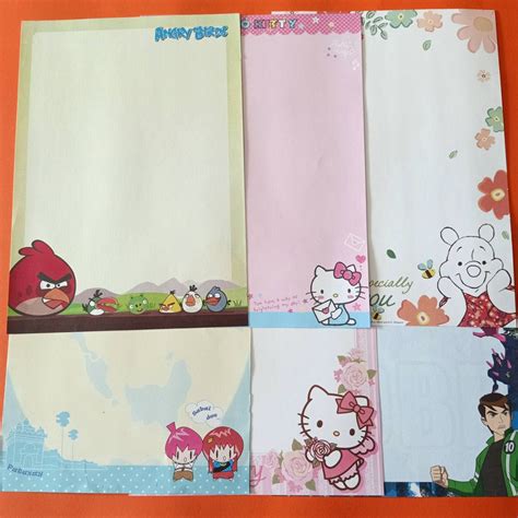 กระดาษปกรายงาน ลายการ์ตูน แพ็ค 6 แผ่น Shopee Thailand