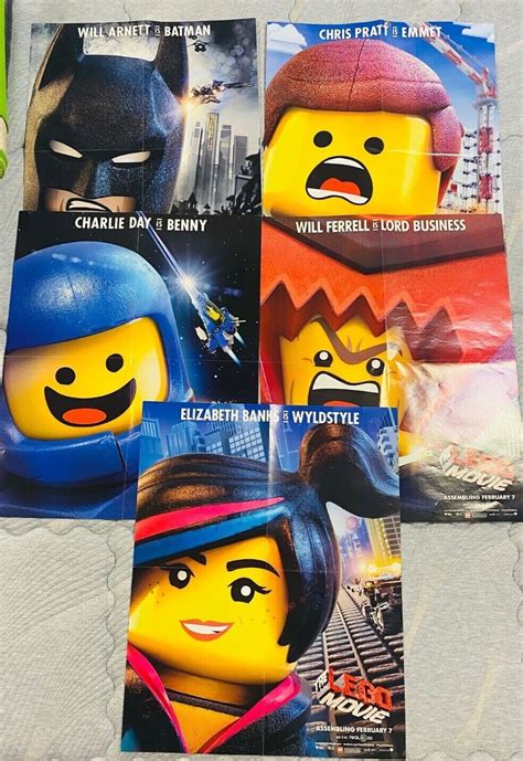 The Lego Movie Characters Posters