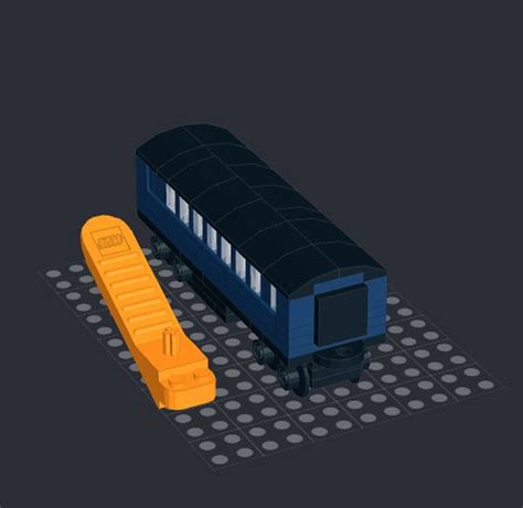 Lego Moc Intercity 125 Hst Passenger Coach By Terminatorfan1984 Rebrickable Build With Lego