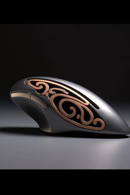 Premium Ai Image Ergonomic Mouse With Hollow Design