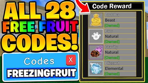Codes in Blox Fruit New Danh Sách và Hướng Dẫn Mới Nhất
