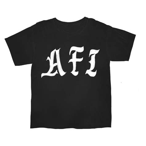 Afi Logo Black Tee Official Afi Us Store Afi Logo Black Tee Official Afi Us Store