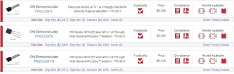 PN2222A General Purpose Transistor Free Online PCB CAD Library