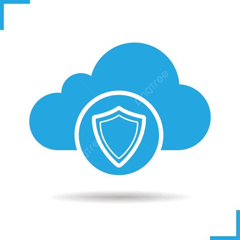Cloud Storage Data Protection Icon Secure Armor Cyber Vector Secure