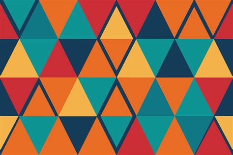 Abstract Geometric Triangle Seamless Pattern Vector Art At Vecteezy