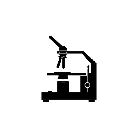Premium Vector Microscope Icon Template Vector