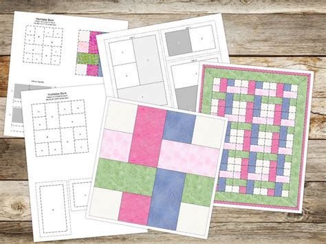 Digital PDF Quilt Block Patternwoven Quilt Block Etsy