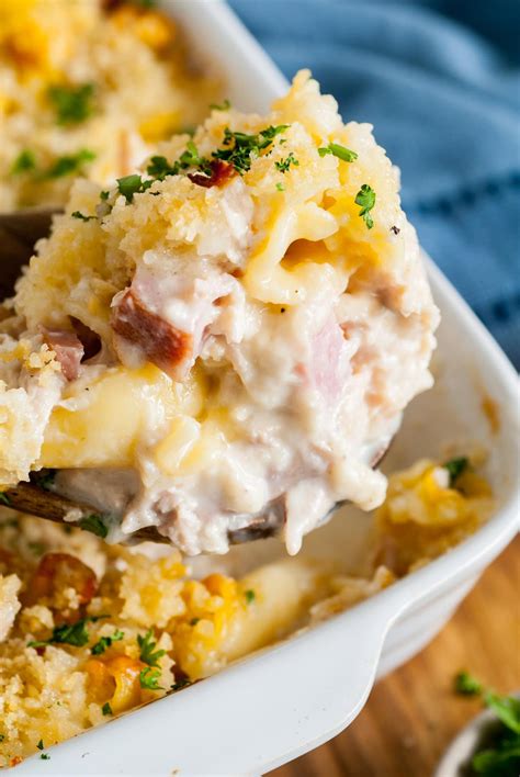 Chicken Cordon Bleu Casserole Kitchen Fun With My 3 Sons