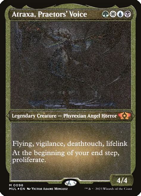 Atraxa Praetors Voice Foil Etched • March Of The Machine