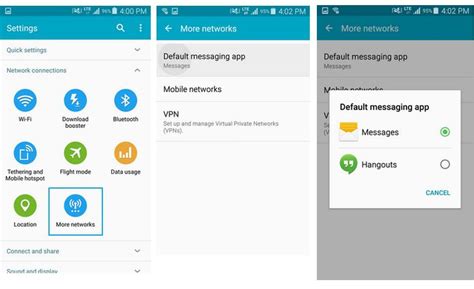 Android Default App Settings Messaging App Text Messaging Apps App