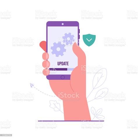 User Updating Operation System With Progress Bar Software Upgrade And