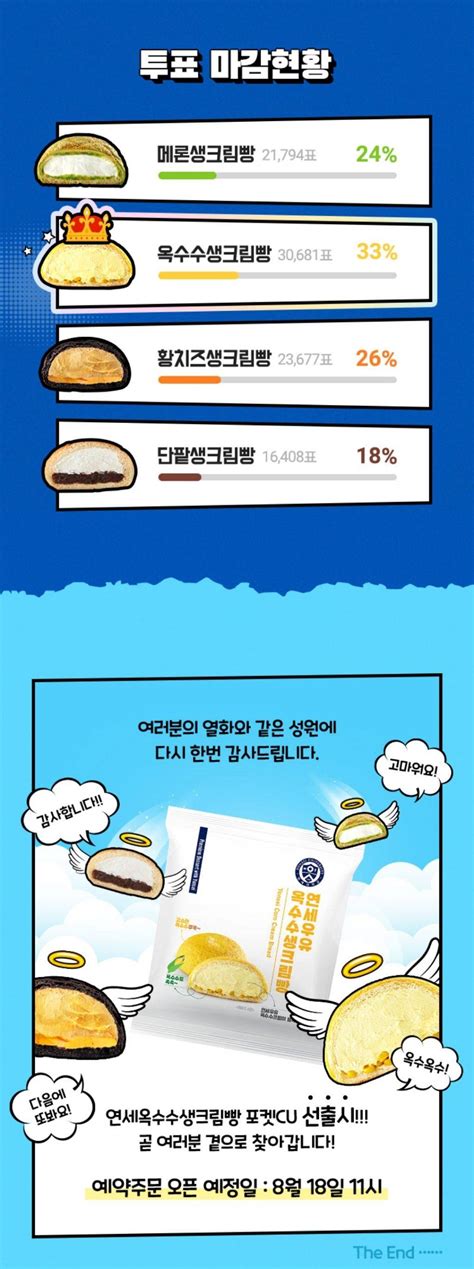 씨유 연세우유 옥수수생크림빵 부활 인스티즈instiz 이슈 카테고리