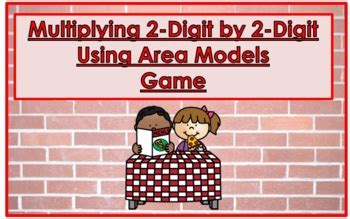 Multiply 2 Digit By 2 Digit Numbers Using Area Models PPT Mini Game EDITABLE