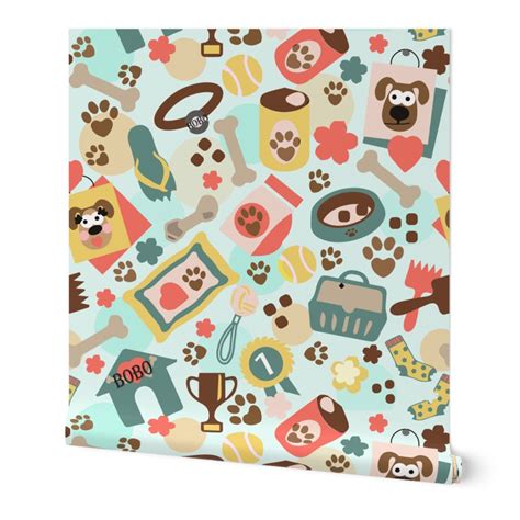 Bobos House Wallpaper Spoonflower