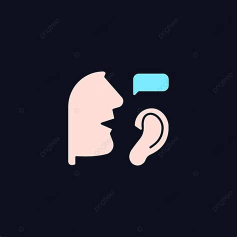Dark Theme Rgb Color Icon For Active Listening Vector Icon Black