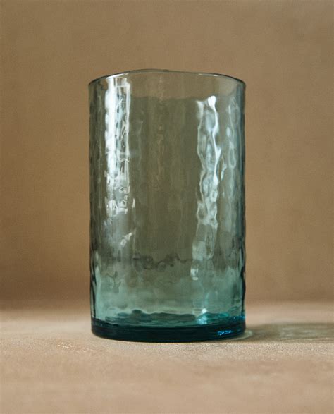 Visoka Staklena ČekiĆana ČaŠa Zara Home Srbija Serbia